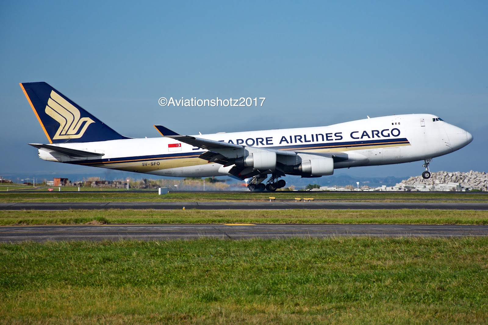 Aviationshotz: Singapore Airlines Cargo B747-400F, 9V-SFO