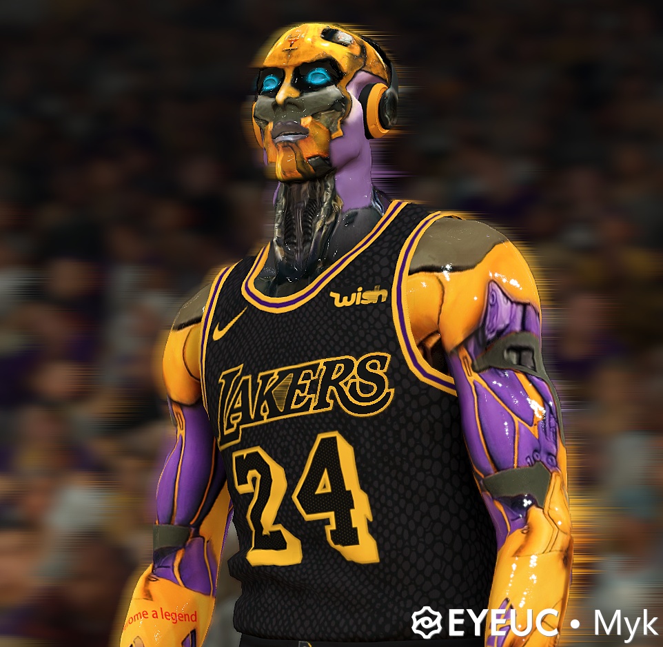NBA 2K21 KOBE ROBOT CYBERFACE BY MYK