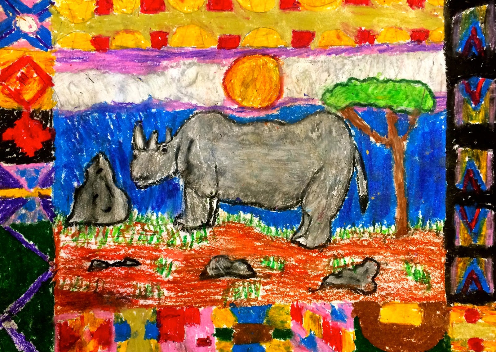 African Animal Art For Kids