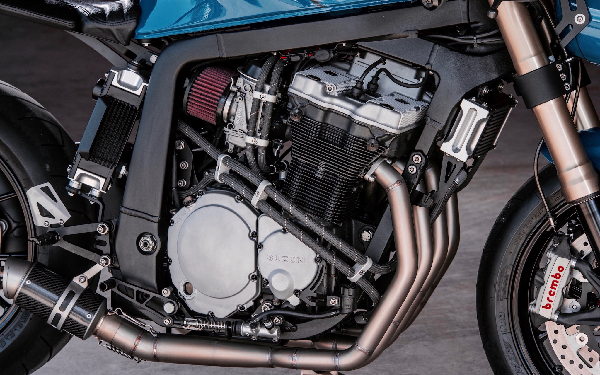 Italian flavour Gixxer - Inazuma café racer