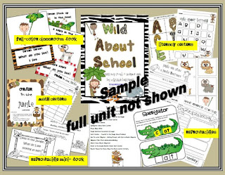 First Grade Fever! by Christie: WILD ABOUT SCHOOL! Jungle unit just ...