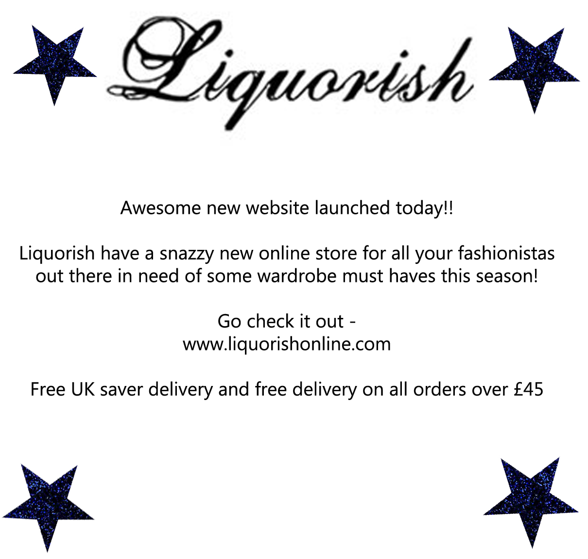 LIQUORISH: Liquorish have a new online store!!