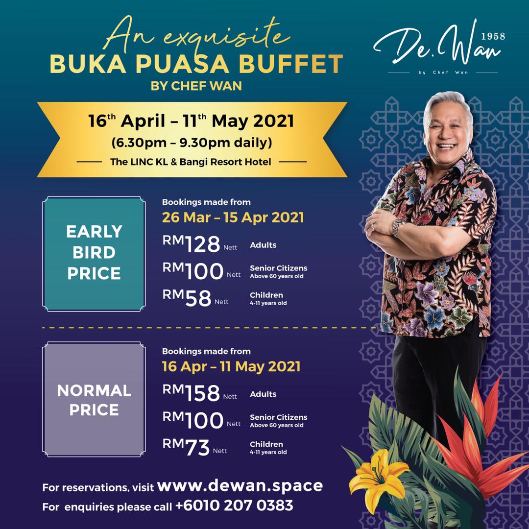 Berbuka Puasa with Chef Wan: De.Wan 1958 by Chef Wan & Cafe Chef Wan