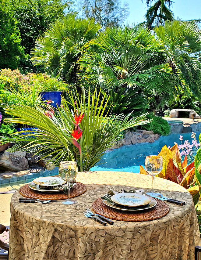 Dining Among the Palms | Life and Linda