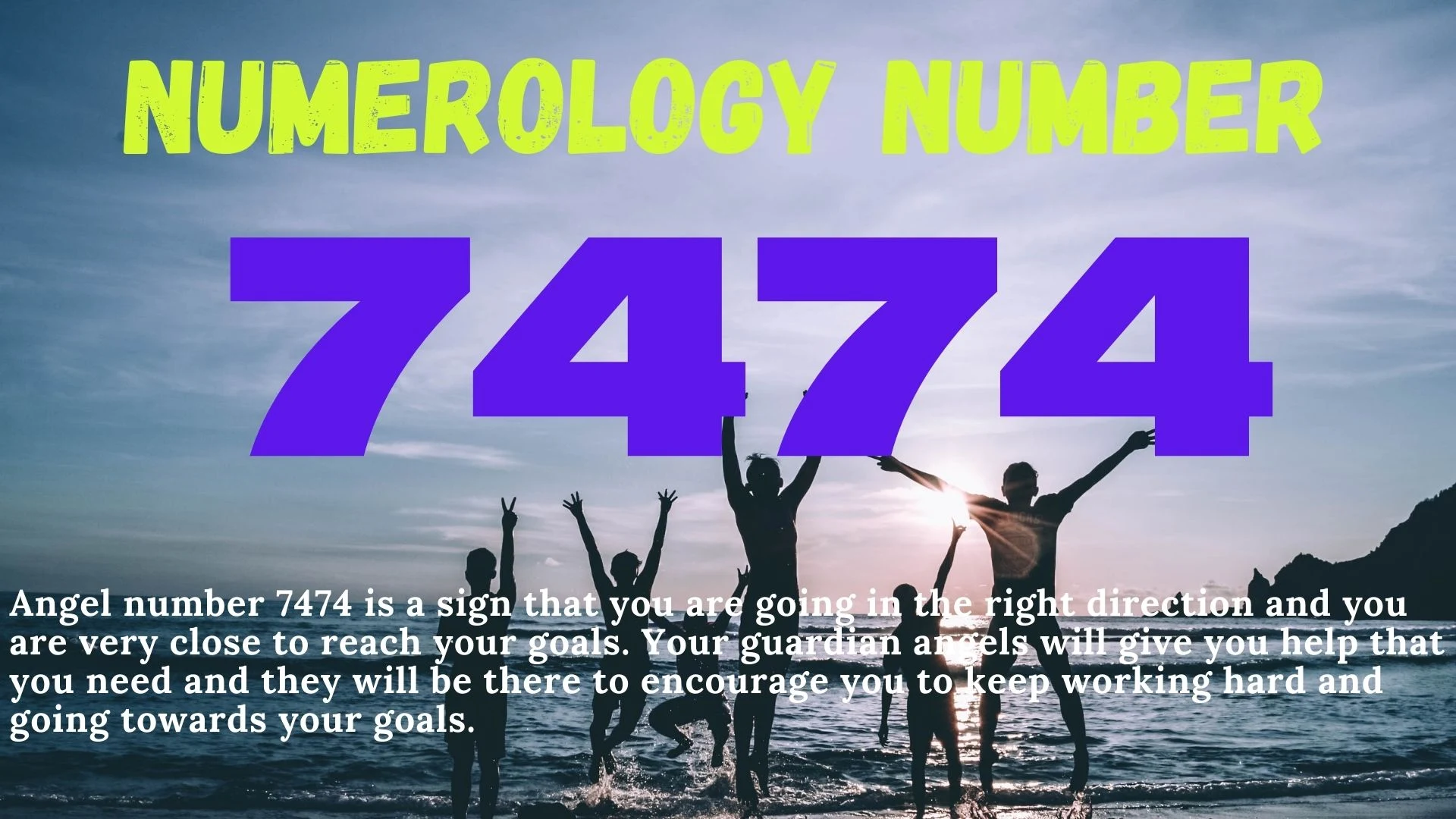 Numerology: The meaning of angel number 7474