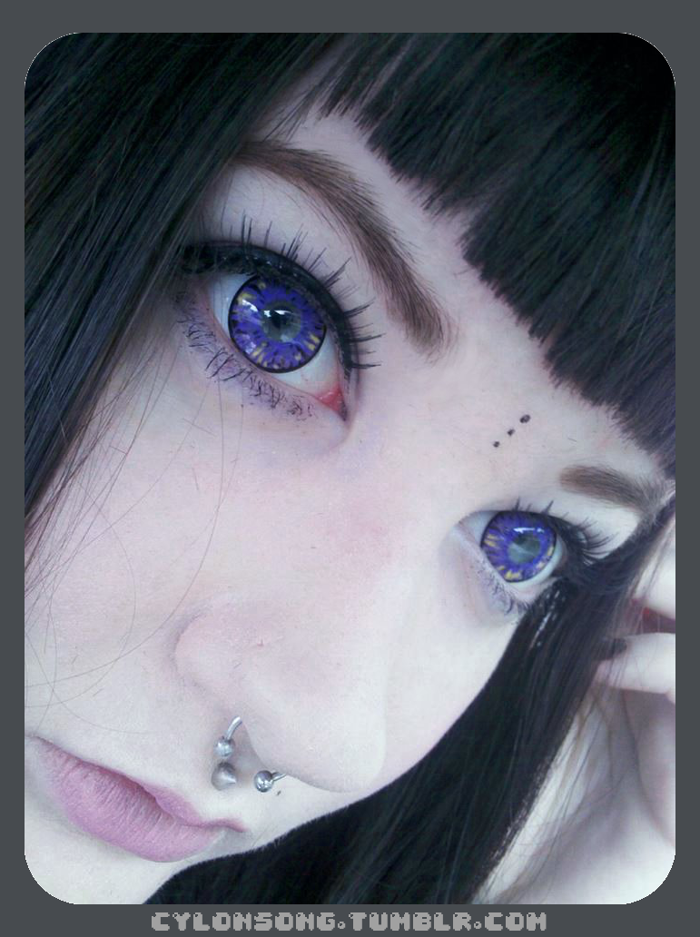 Robo-Neko: Vassen Lollipop Violet Circle Lenses (Pinky Paradise)