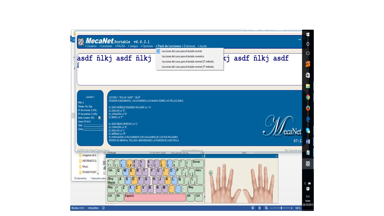 DIGITACION RAPIDA | CCSA LORENA RODRIGUEZ