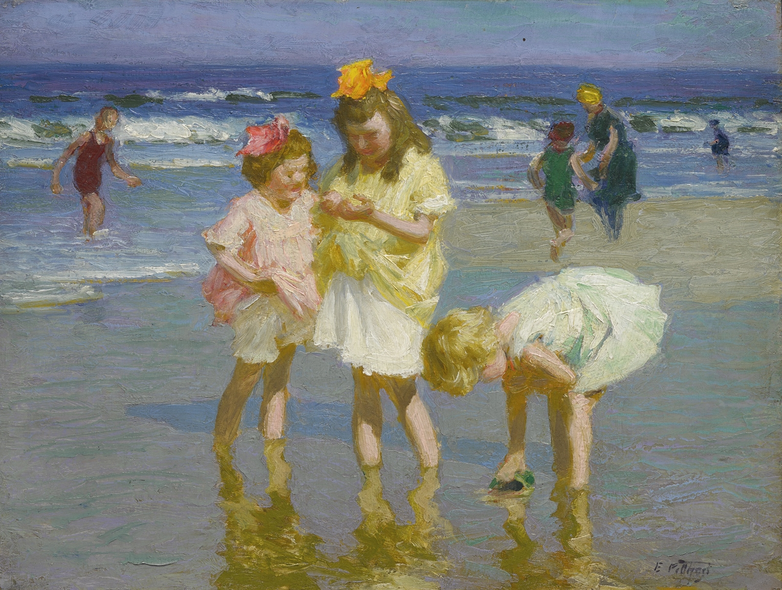Edward Henry POTTHAST (1857-1927) | Catherine La Rose ~ The Poet of ...
