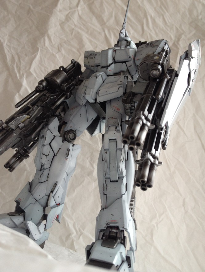 GUNDAM GUY: 1/100 Unicorn Gundam [Unicorn Mode] Battle Damage Version ...