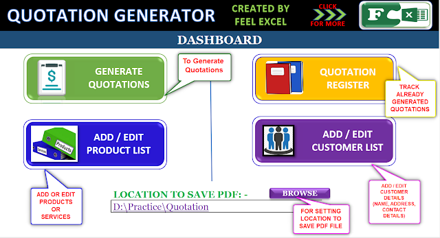 The Functions in Microsoft Excel: QUOTATION MAKER / PROFORMA INVOICE ...
