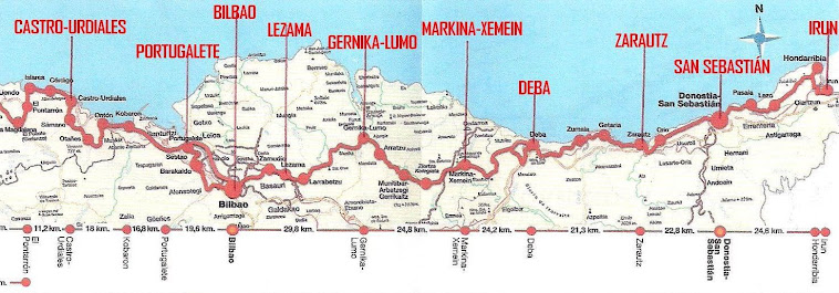 CAMINA Y REVIENTA SEIS: SAN SEBASTIAN - ZARAUTZ