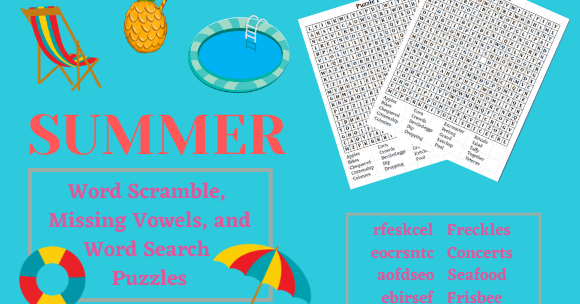 Summer Themed Puzzles: Summer Puzzles