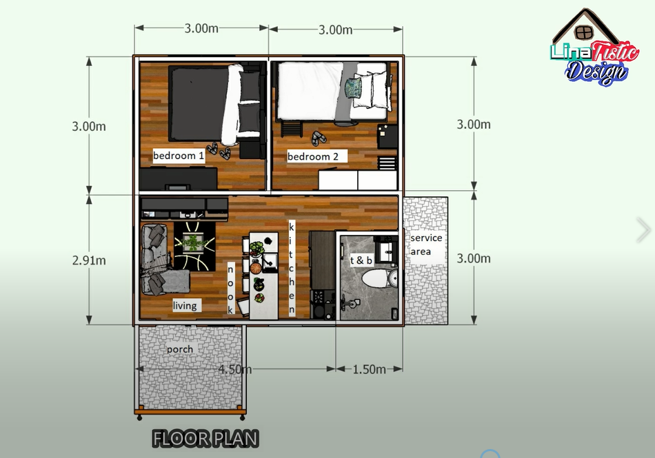 House Design Ideas 36sqm. (6meters x 6 meters )