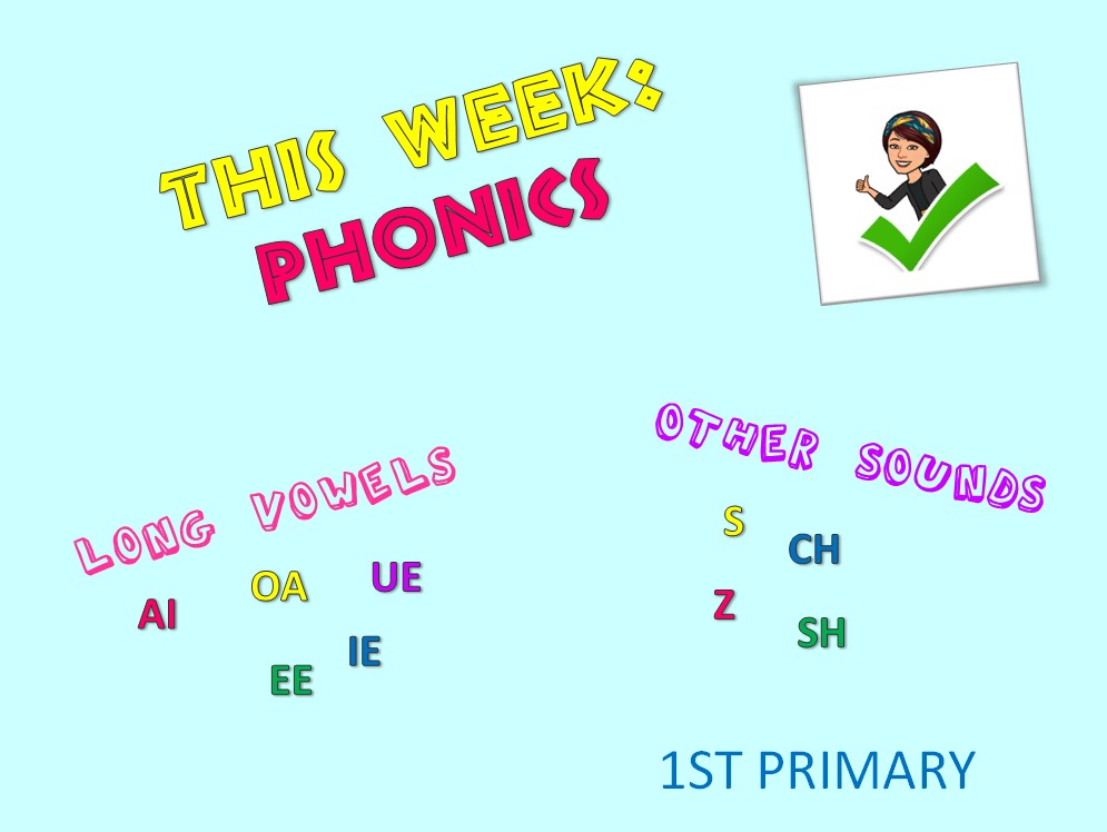VARIA ENGLISH CLASS!!: 1ST PRIMARY / PHONICS 27 APRIL _1 MAY