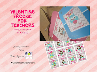Classroom Freebies Too: Owl Valentines for Your Students