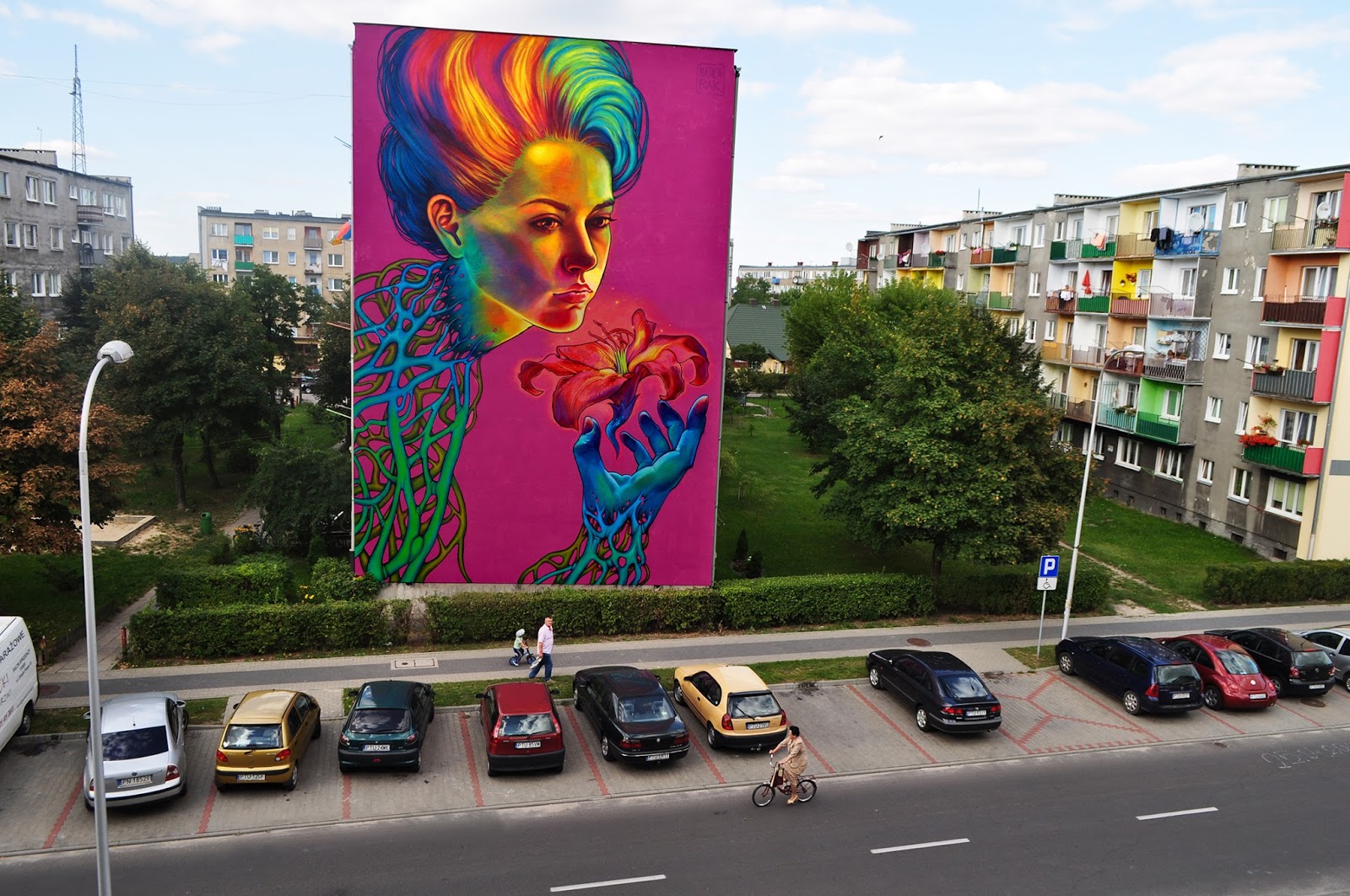 Natalia Rak New Mural In Turek, Poland – StreetArtNews