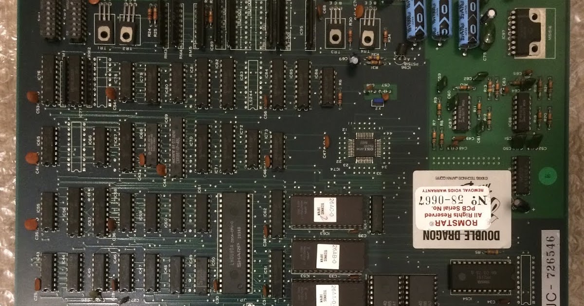 Arcade PCB Fever: Double Dragon II - The Revenge by Technos