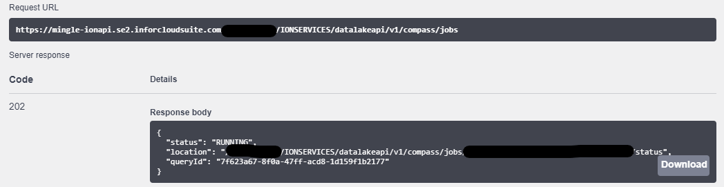 movex blog: Querying Infor's Datalake via Compass and ION APIs