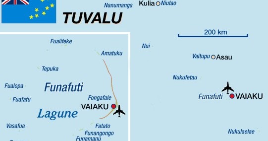TUVALU - GEOGRAPHICAL MAPS OF TUVALU ~ Klima Naturali™