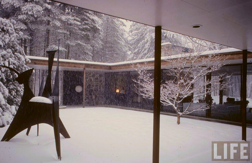 The North Elevation: Daily Dose: Ready for winter: Noyes House, 1955