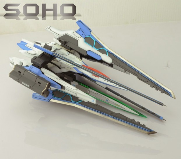 Custom Build: MG 1/100 Full Equipment Gundam 00 Seven Sword/G [XN-Raiser]