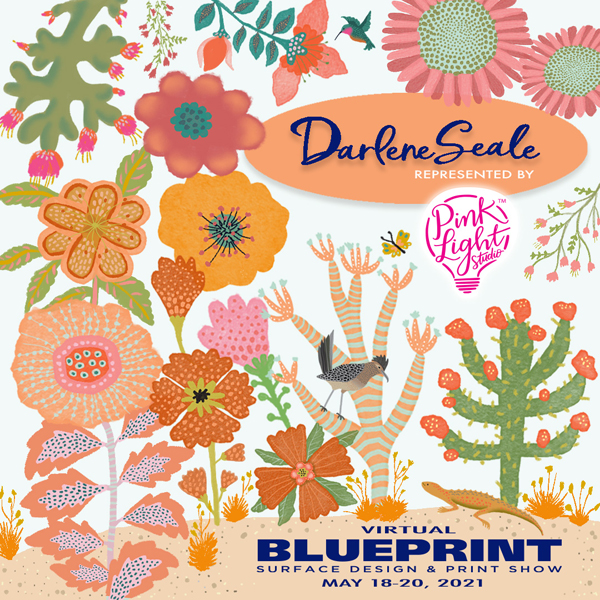 print & pattern: VIRTUAL BLUE PRINT - pink light studio