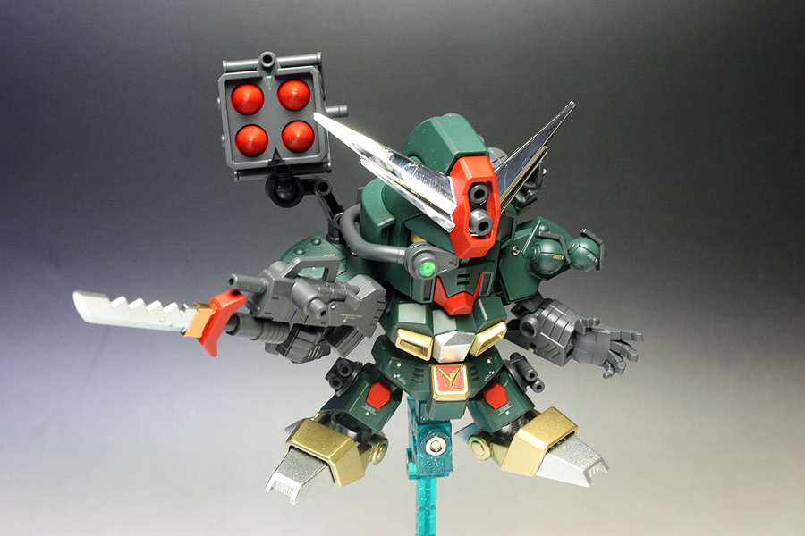 SD Legend BB Command Gundam painted build by zgmfxg