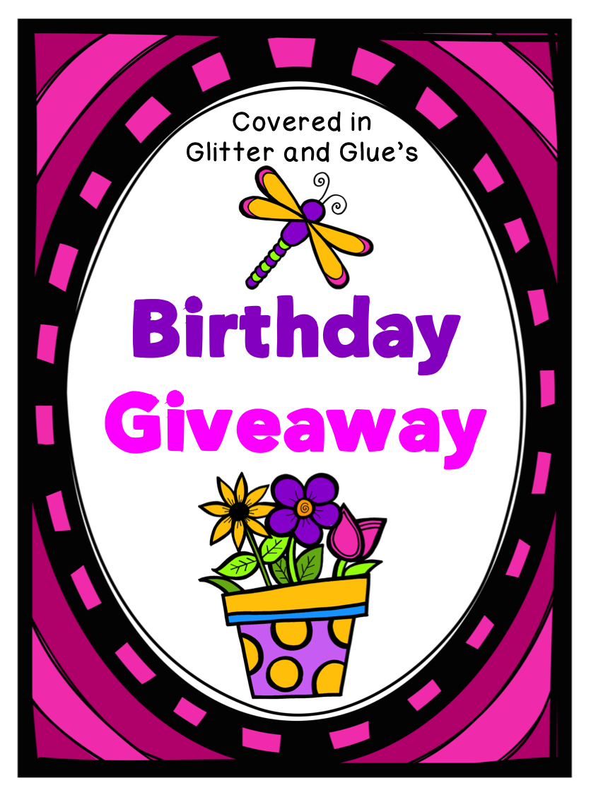 Covered in Glitter and Glue: Birthday Giveaway