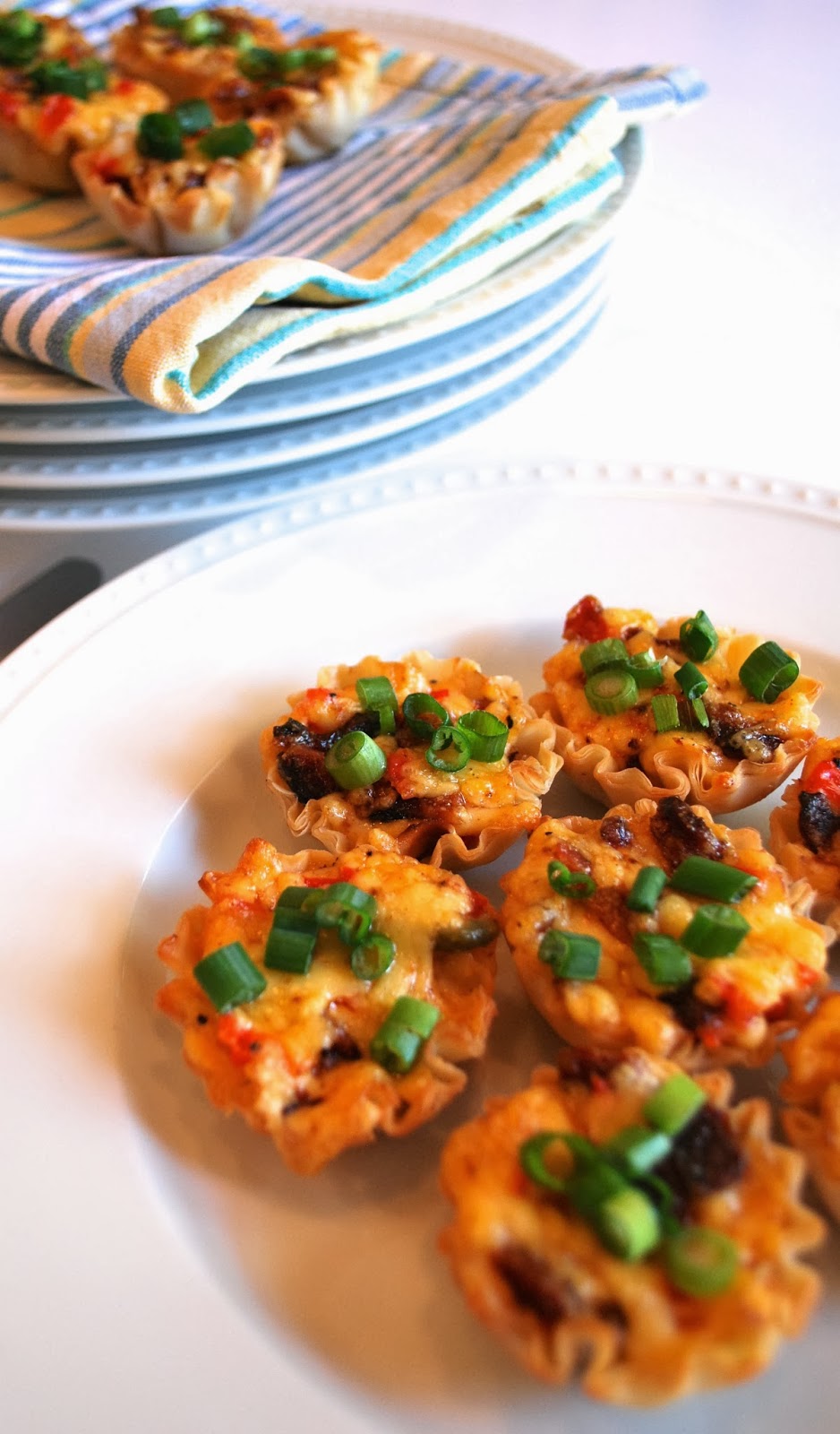 Mini Phyllo Cup Bites: Pimento Cheese & Bacon, Brie & Fruit Jam | Bevy ...