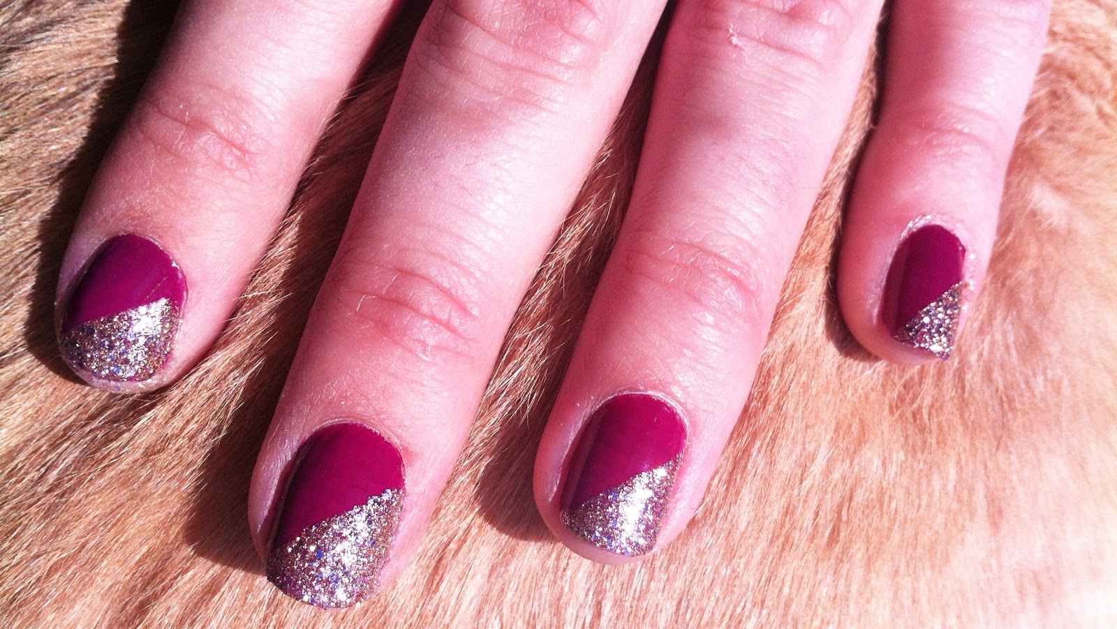 Nail Yourself: Technique: Diagonal 2-tone