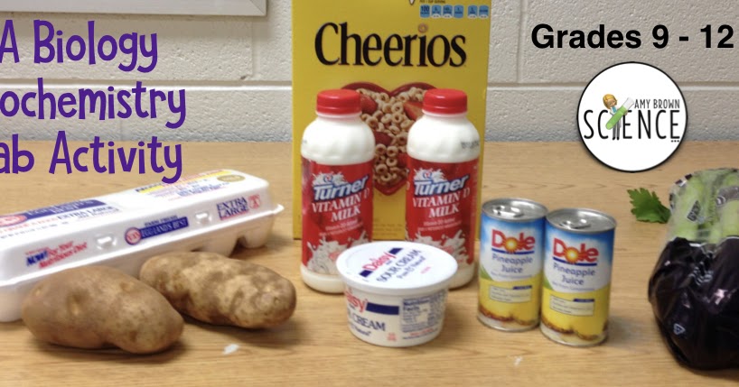 Amy Brown Science: Biochemistry Lab: Testing Foods for Organic Compounds.