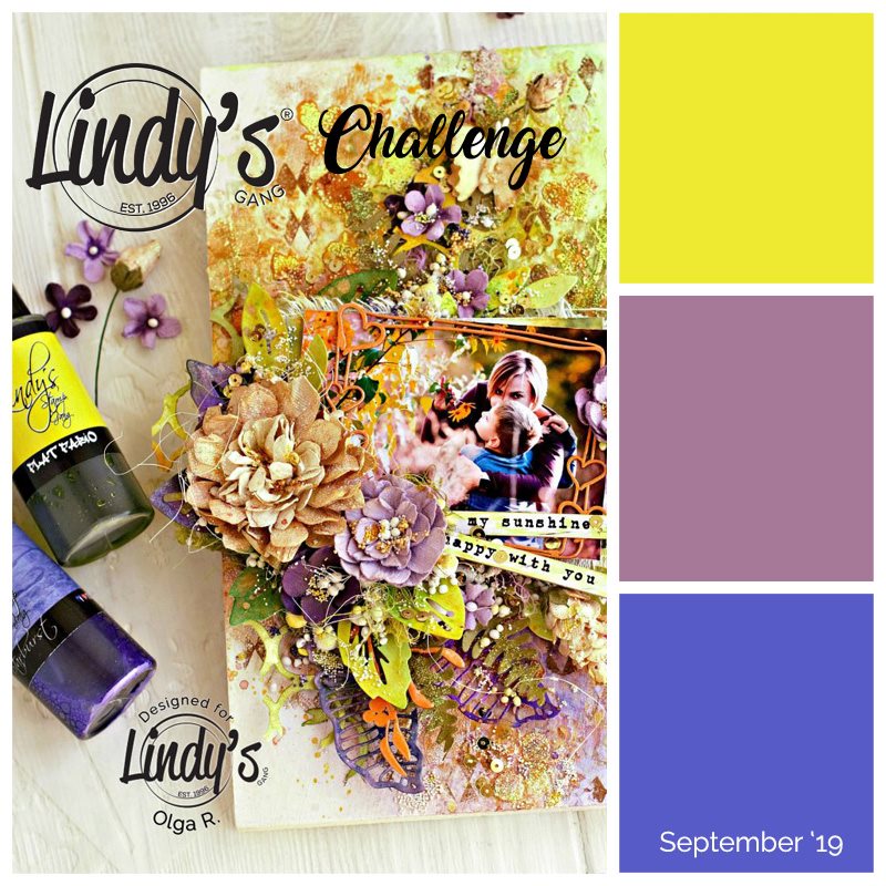 Olga Ravenskaya: Lupins - New Canvas for Lindy's September Color ...