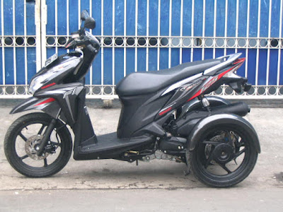 Galeri Modifikasi Motor Roda Tiga Matic