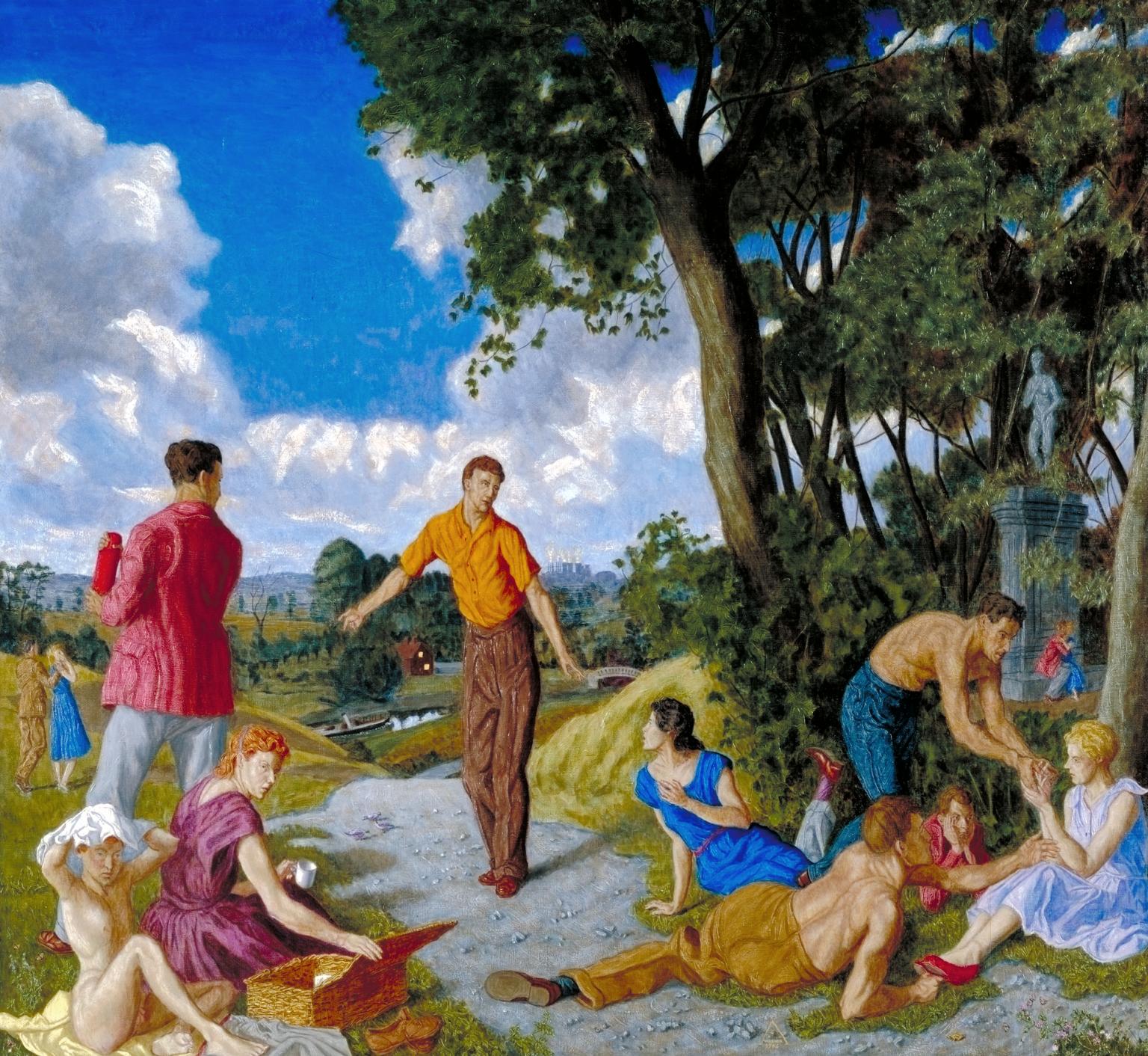 Spencer Alley: Busy Paintings from the Nineteen Eighties