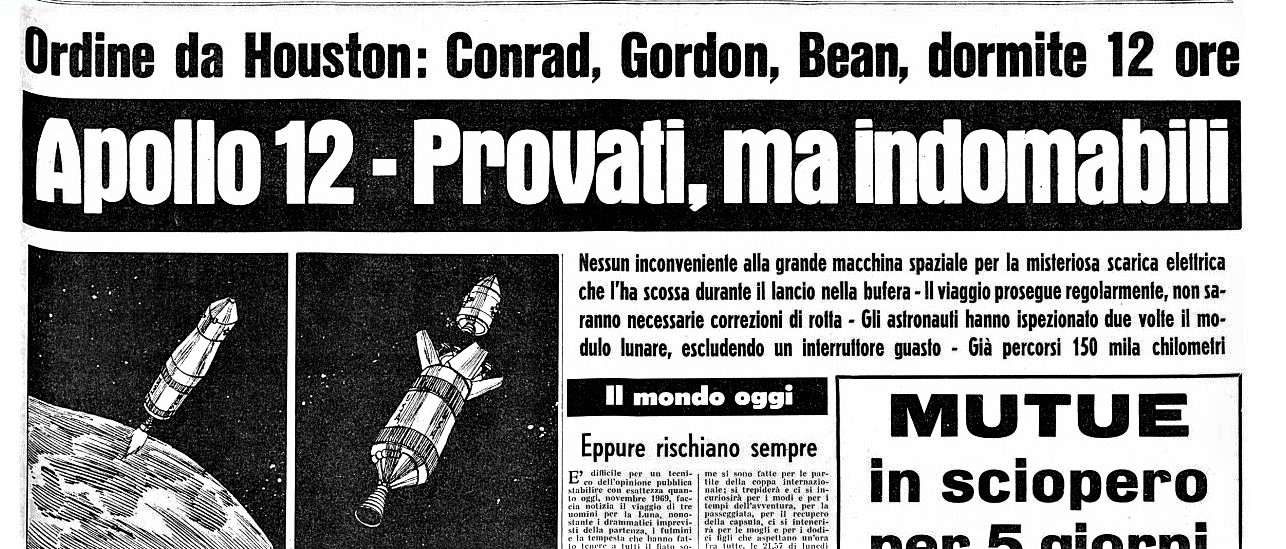 Apollo 12 Timeline: 1969/11/15: Il lancio di Apollo 12 sulla stampa ...
