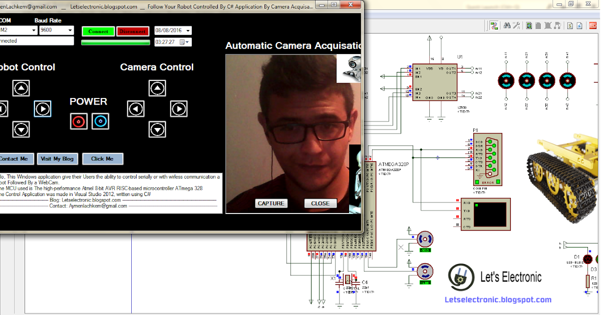 LET'S ELECTRONIC : How To Make Your Own Robot Controlled With C# ...