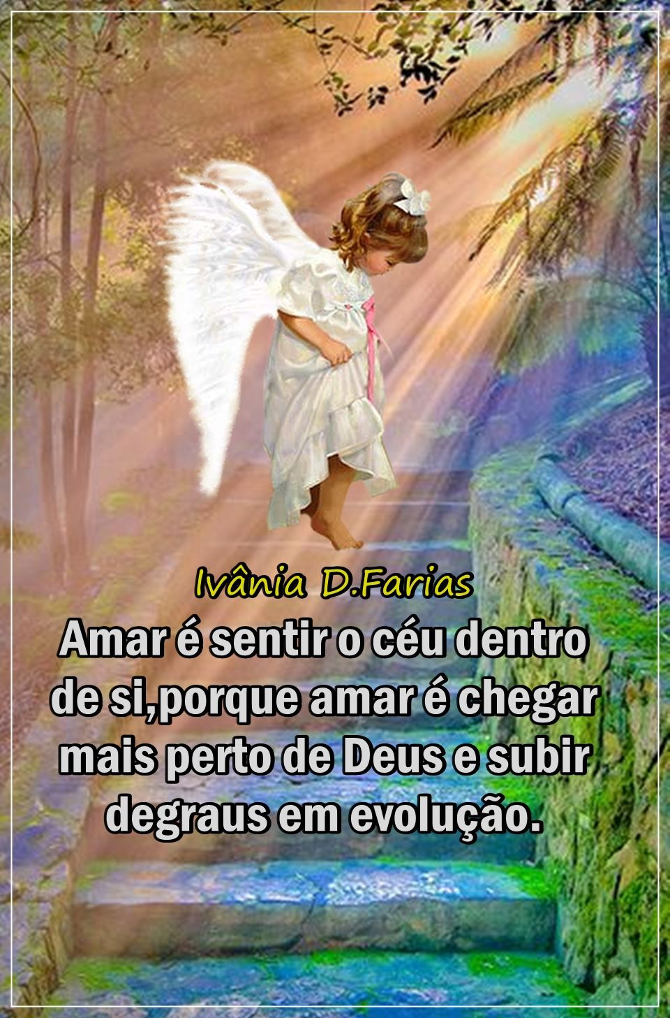 EM PASSOS LENTOS CHEGO LÁ: AO CHEGAR MAIS BEM PERTO DE DEUS