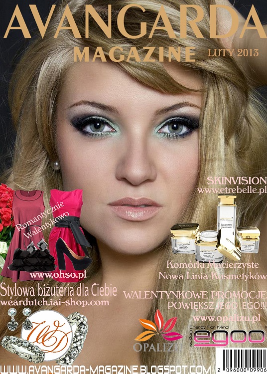 BLOG O MODZIE - DZIEWCZYNA MIESIĄCA - Okładka Avangarda Magazine LUTY ...