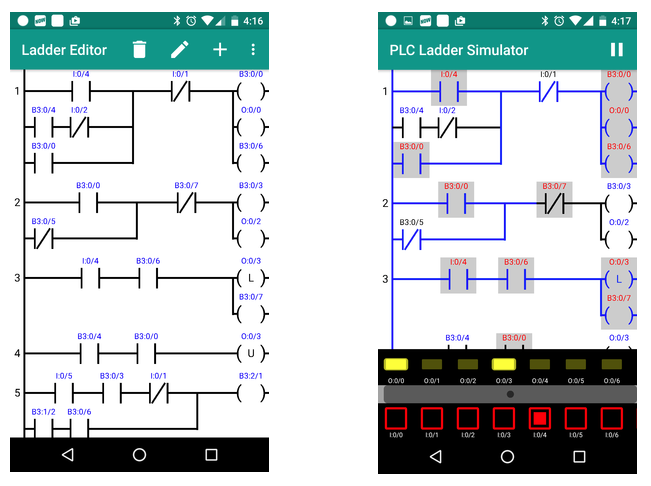 แนะนำ แอพสำหรับเรียนรู้ PLC Ladder Simulator
