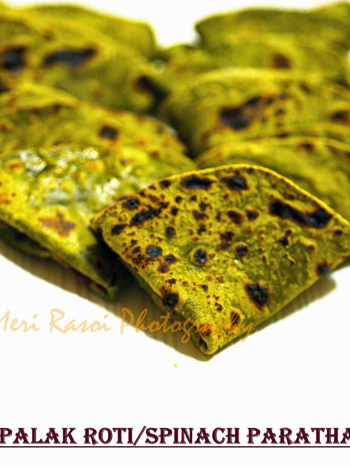 Meri Rasoi: Palak Roti / Spinach Paratha
