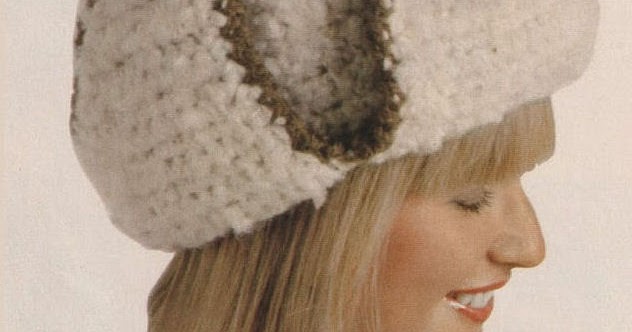 Chapka réversible crochetée en mailles serrées