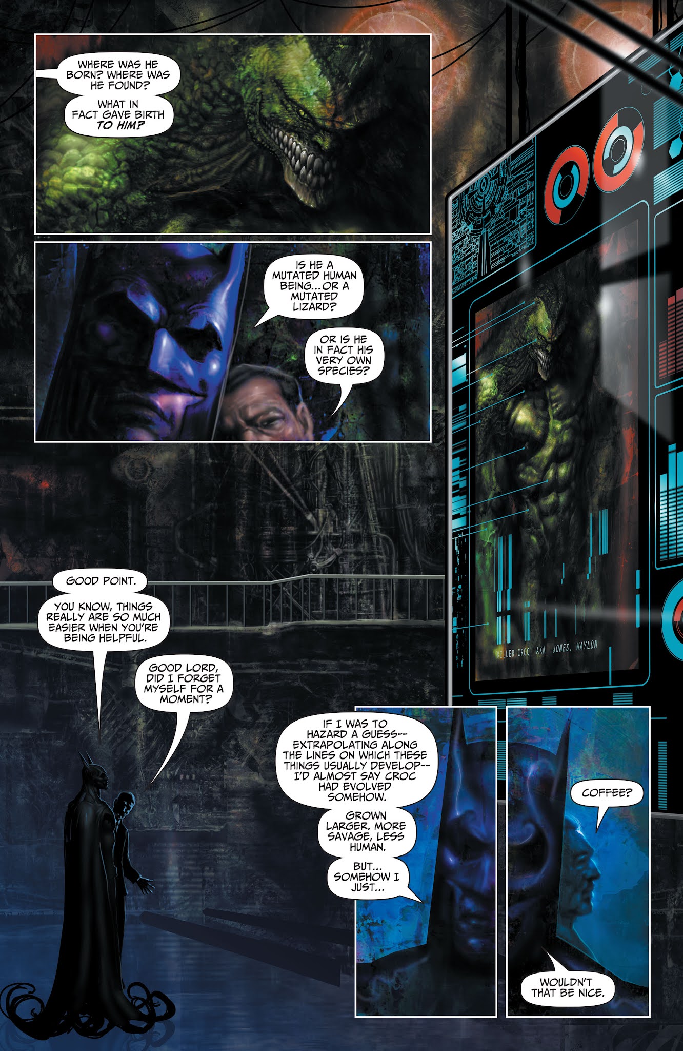 Weird Science DC Comics: PREVIEW: Batman: Reptilian #3