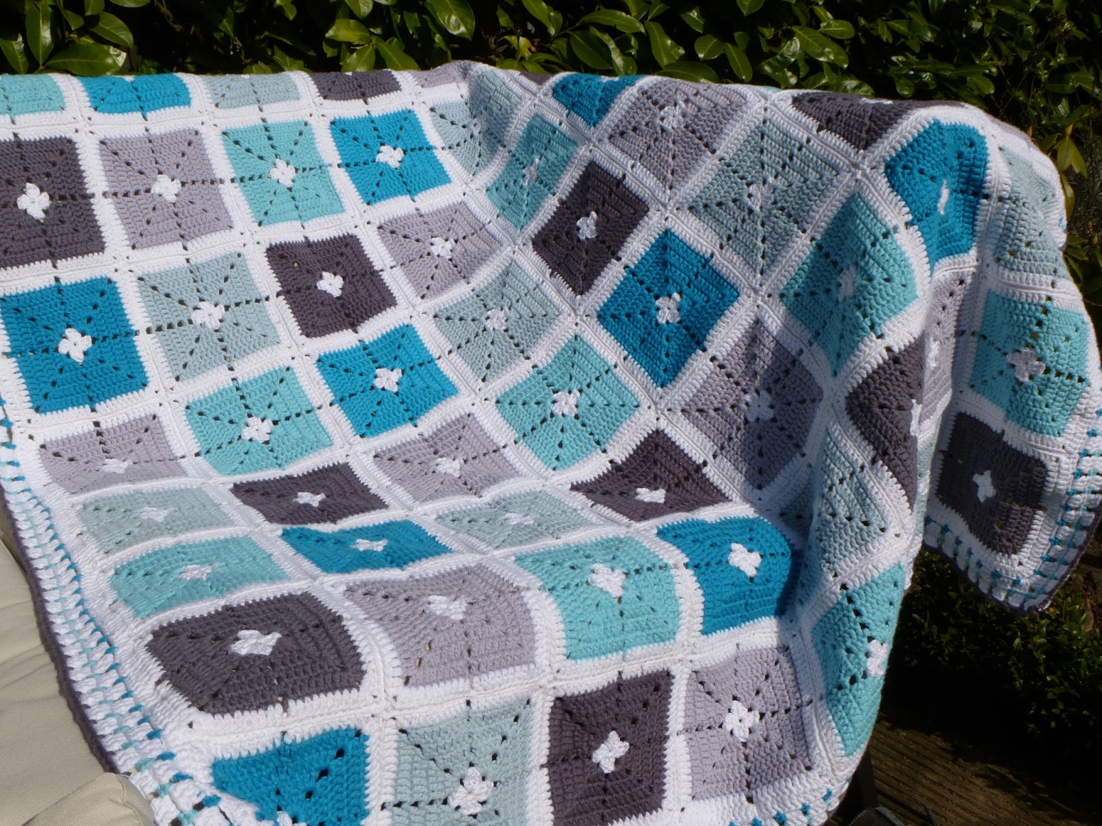 I don't wanna stop: Gehaakte deken.