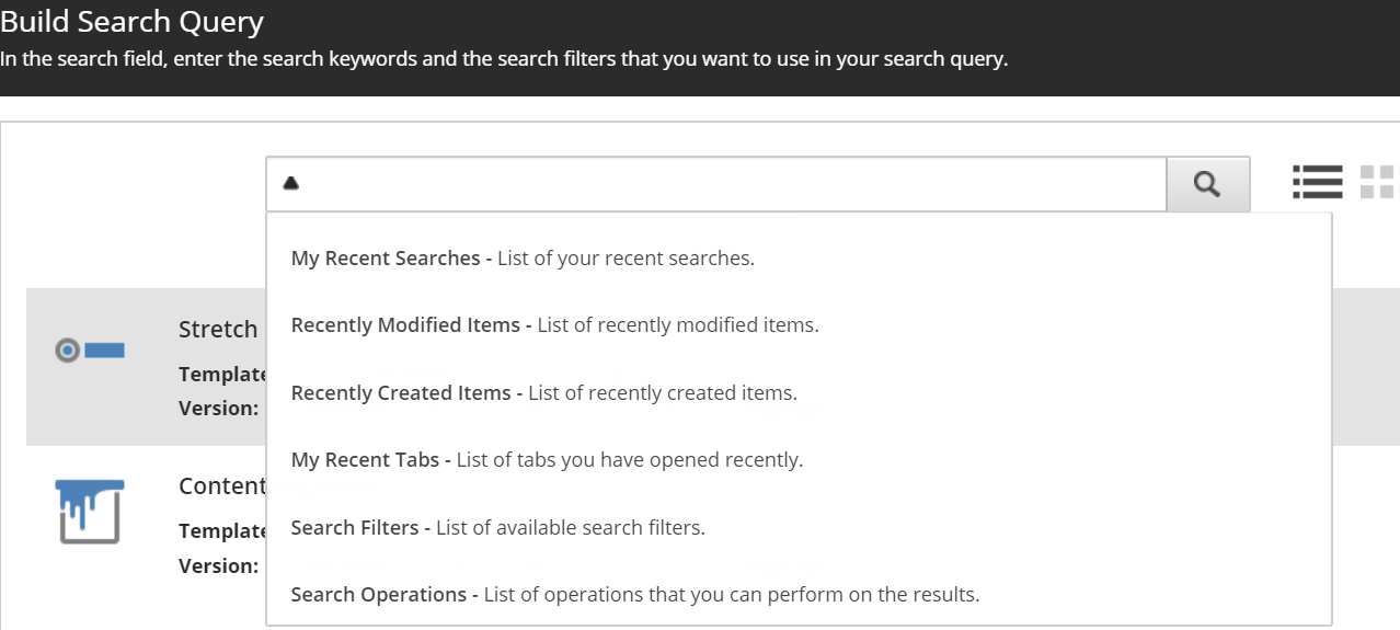 Use of Query Builder in Sitecore Experience Accelerator (SXA) ~ Amit's Blog