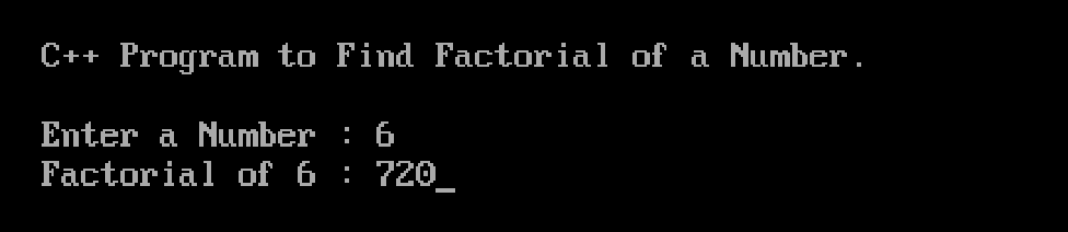 C Program To Find Factorial Of A Number c-program-to-find-factorial-of-a-number