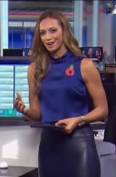 Lovely Ladies in Leather: Kate Abdo in leather