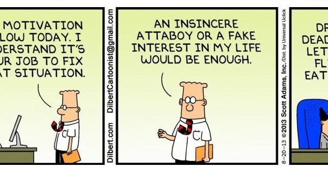 Dilbert on Motivation #2