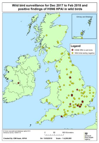 Avian Flu Diary: UK: DEFRA Avian Flu In Europe Update -Feb 14th