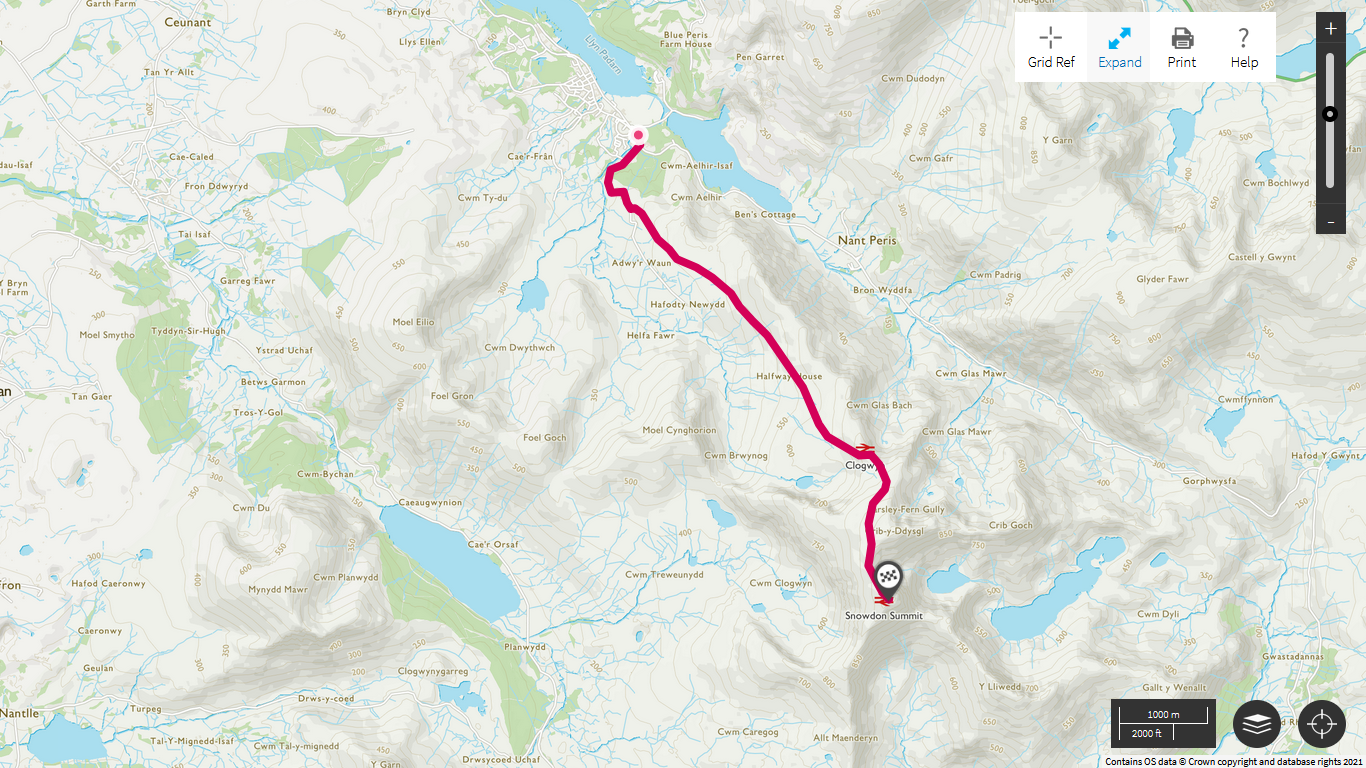 Snowdon via Llanberis path - detailed guide