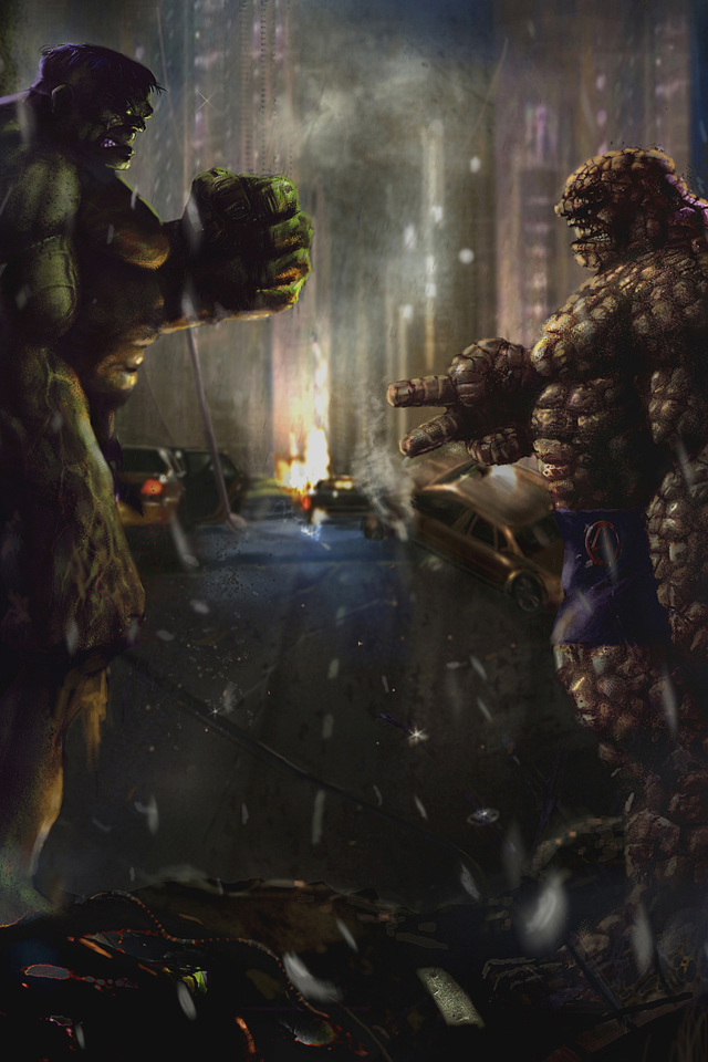 Lancelot Comics: The Thing vs The Hulk-The Epic Match-up